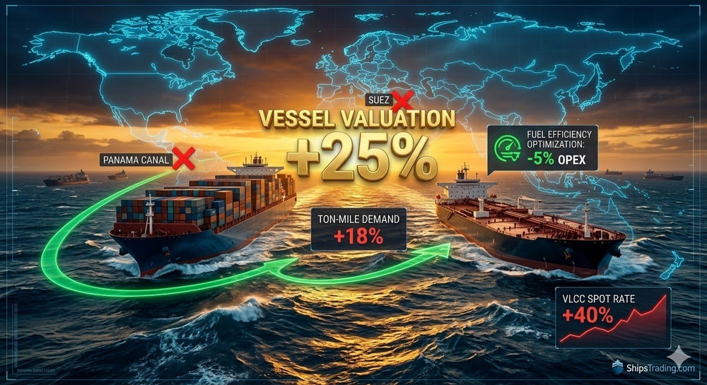 Red Sea Crisis 2026: Impact on Used Ship Prices | ShipsTrading.com ...